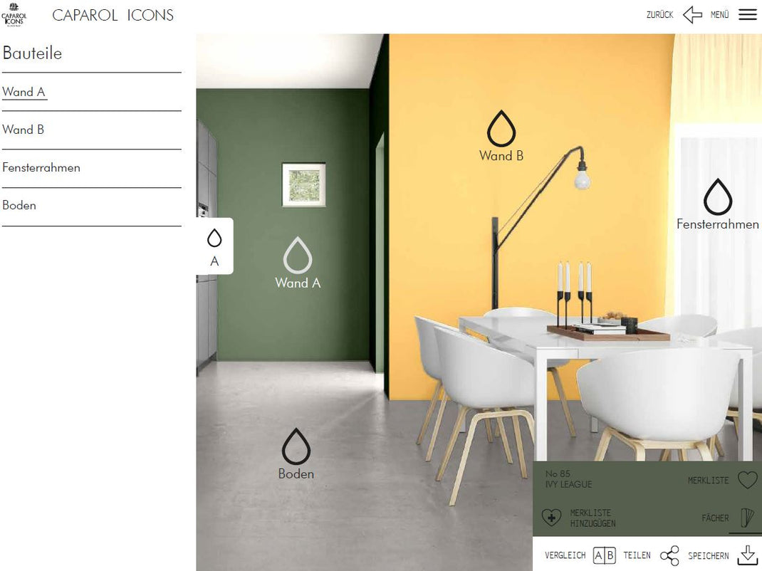 Color Visualizer – CAPAROL ICONS